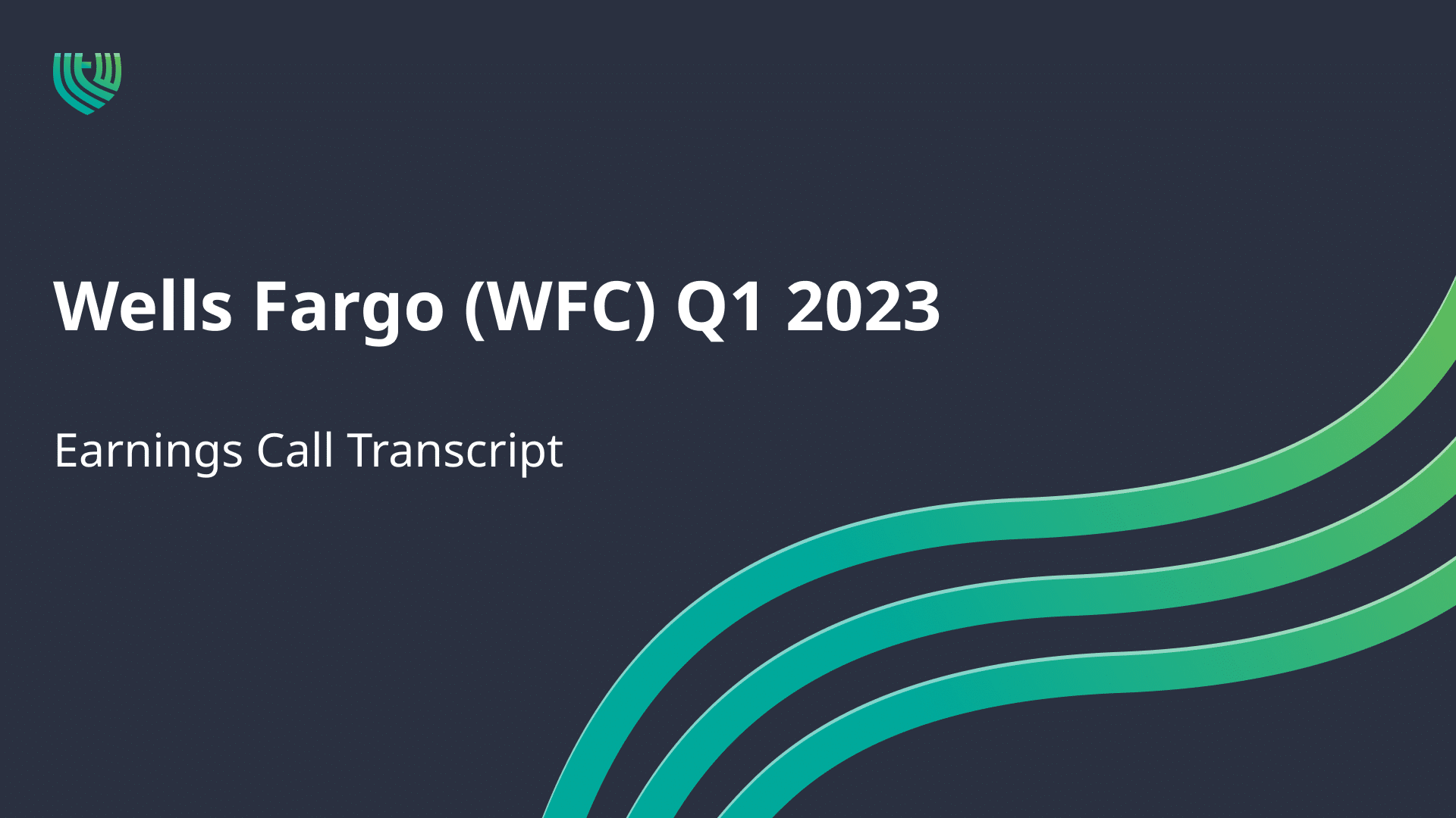 Wells Fargo Company WFC Q1 2023 Earnings Call Transcript wells-fargo-company-wfc-q1-2023-earnings-call-transcript