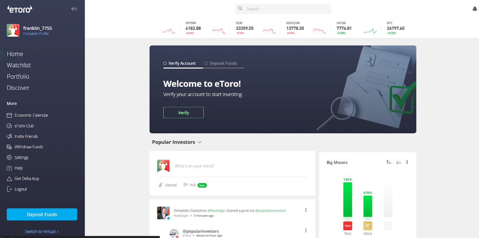 eToro Review 2026: Our analysis on fees, security, and more!