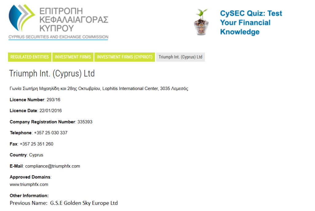 TriumphFX Review: Is it a Scam? 2025 Review