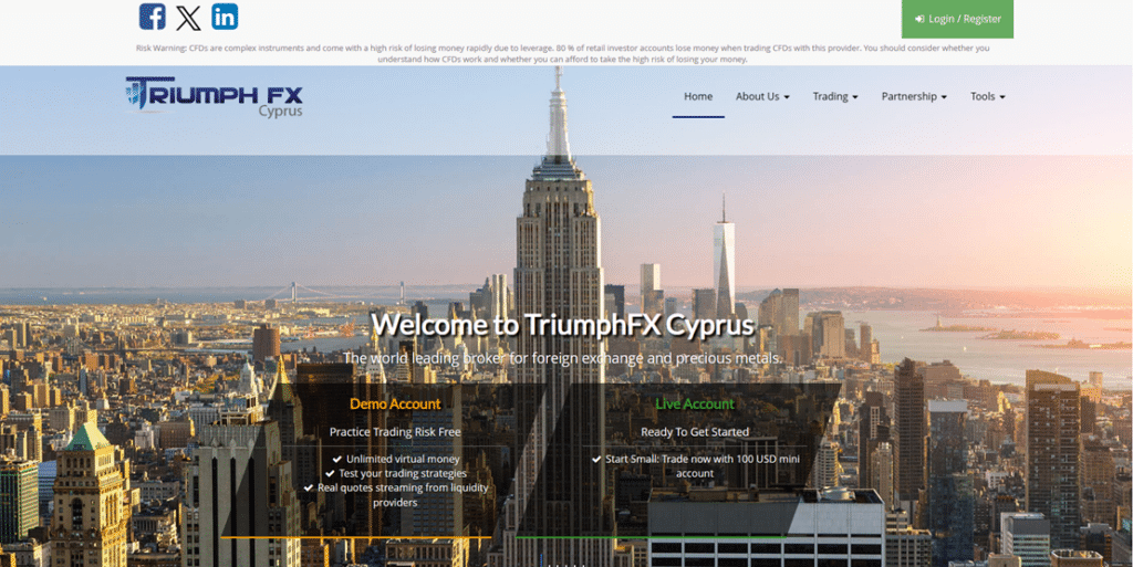 TriumphFX Review: Is it a Scam? 2025 Review