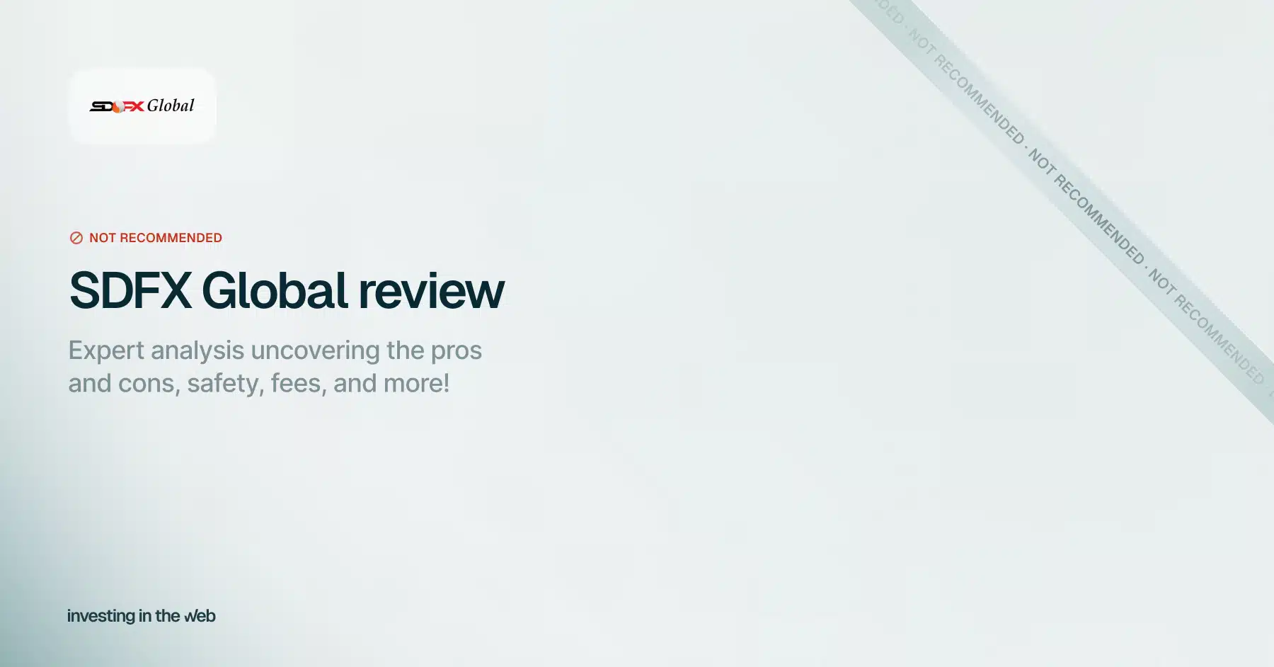 SDFX Global review 2025: Real or fake? In-depth analysis