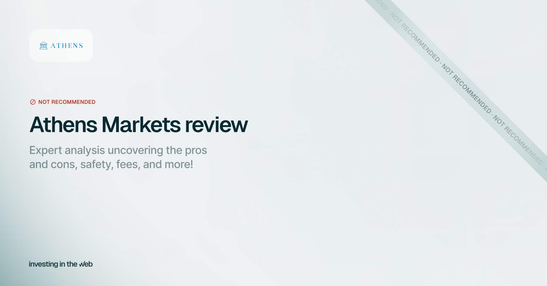 Athens Markets review 2026: Is it safe?