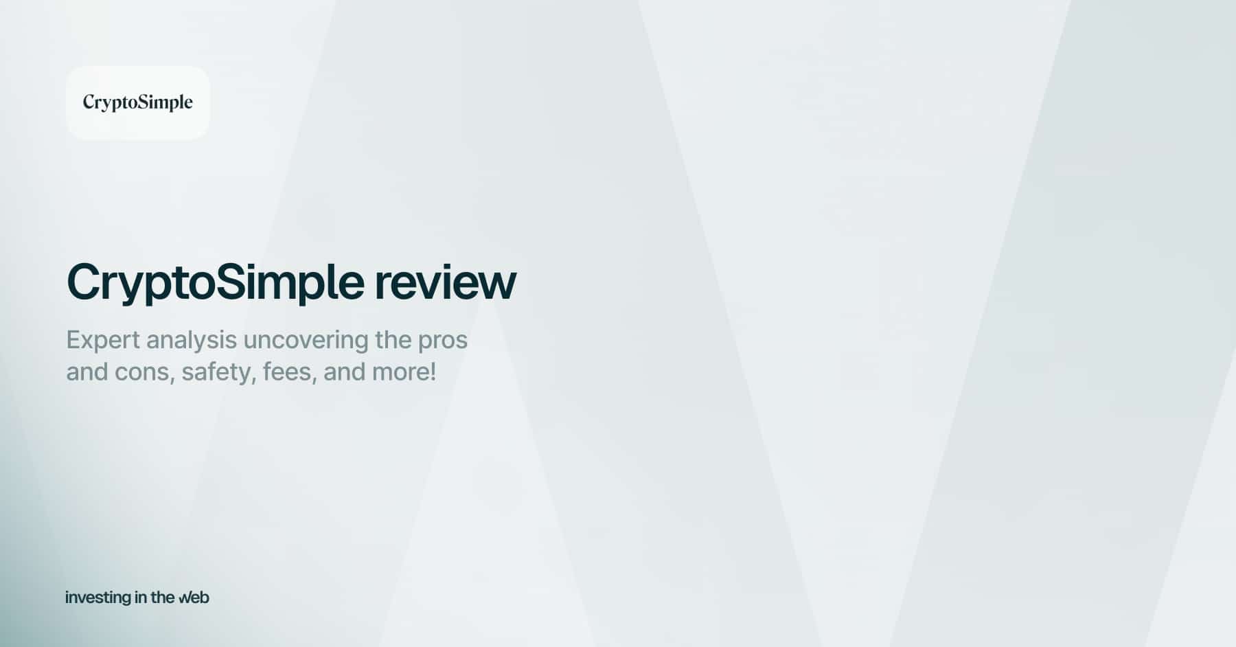 CryptoSimple Review 2025 - Pros, Cons, Returns, and more!