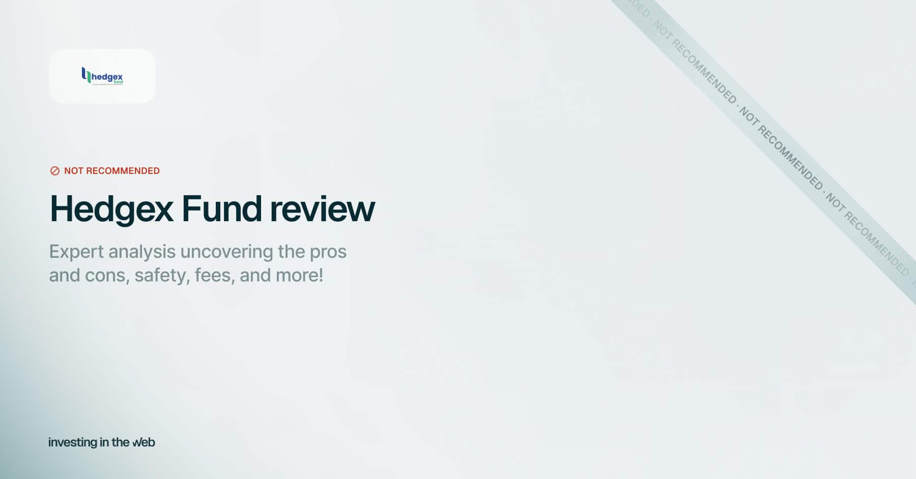 Hedgex Fund review 2025: Is it a scam?