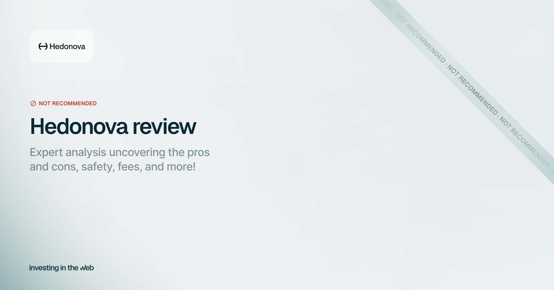 Hedonova Review 2026: Is it safe? Red flags ⚠️