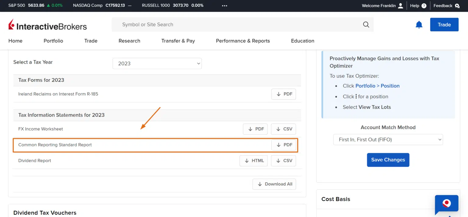 Does Wise report to Tax Authorities? CRS reporting