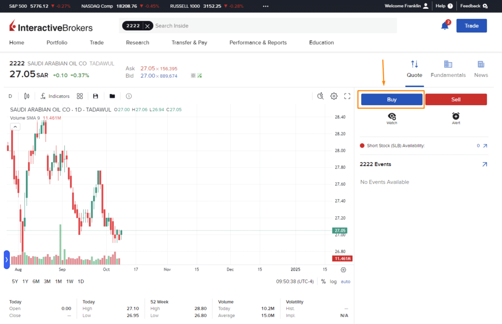 How to buy Saudi Aramco stock as a foreigner (step by step)
