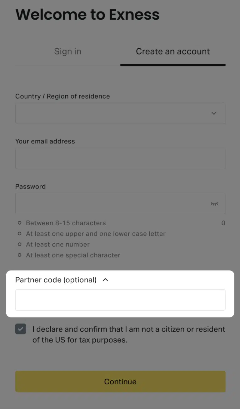 Exness Partner Code 2025: “3u2n3ade3o” referral code